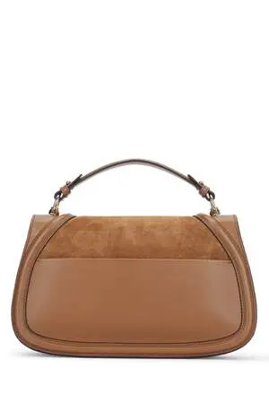 Gucci G.blondie Suede Dafne Handbag - Multicolor