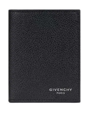 Givenchy Grained Leather Card Holder - Black