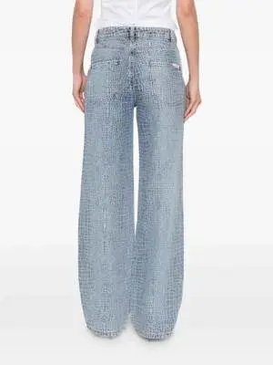 SELF-PORTRAIT Straight Leg Jeans - Multicolor
