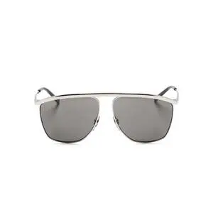 Saint Laurent Aviator Sunglasses - Silver