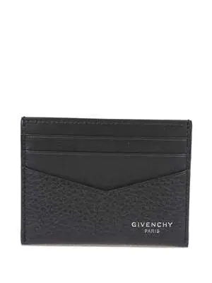 Givenchy Grained Leather Card Holder - Black