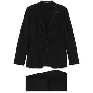 Tagliatore Suits Single Breasted Suits - Black