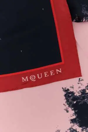 Alexander McQueen Printed Twill Foulard - Multicolor
