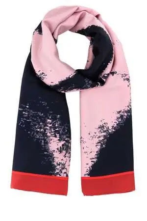 Alexander McQueen Printed Twill Foulard - Multicolor