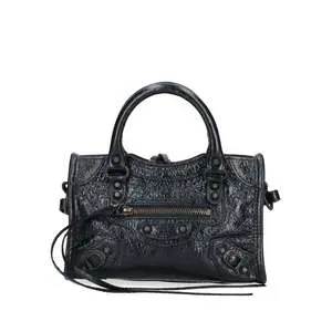 Balenciaga Calf Leather Tote Bag - Black