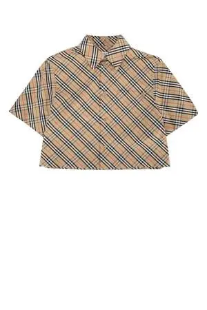 Burberry Checked Cotton Shirt - Multicolor