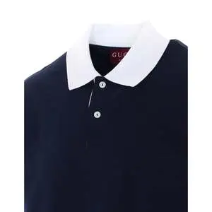Gucci Polo With Inner Web Trim