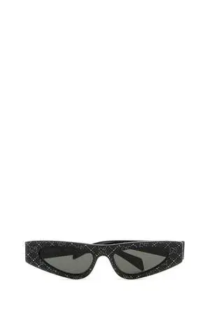 Gucci Embellished Acetate Cat Eye Sunglasses