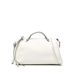 Fendi Calf Leather Tote Bag - White