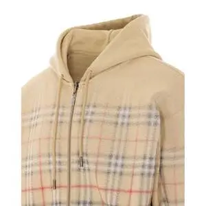 Burberry Gradient Check Zipped Hoodie
