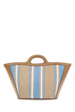 Marni Embroidered Canvas Tropicalia Bucket Bag - Multicolor