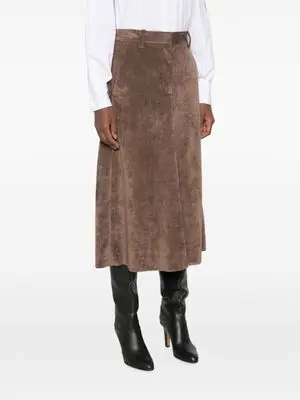 Brunello Cucinelli Midi Skirt - Multicolor