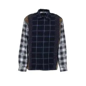 Amiri Ma Quad Flannel Shirt - Blue