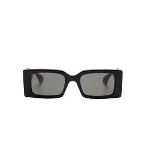 Gucci Rectangular Acetate Sunglasses - Black
