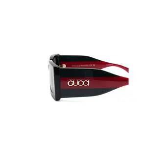 Gucci Rectangular Acetate Sunglasses - Black