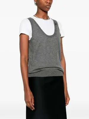 Prada Cashmere V-neck Vest