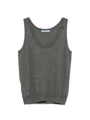 Prada Cashmere V-neck Vest - Multicolor