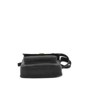 Saint Laurent Leather Satchel - Black