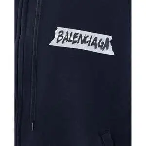 Balenciaga Oversized Masking Tape Hoodie