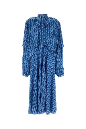 Balenciaga BALENCIAGA Printed Polyester Dress Multicolor