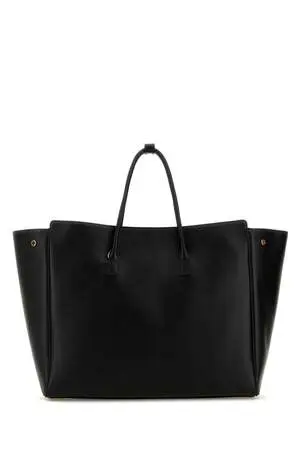 Balenciaga Leather Hampton Shopping Bag - Black