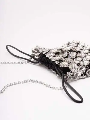 SELF-PORTRAIT Crystal Chainmail Mini Bag