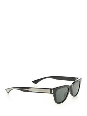 Saint Laurent Wellington Transparent Sunglasses - Black