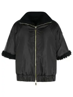 Moncler Reversible Teddy-effect Polyester Zip-up Jacket