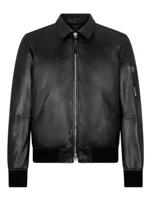 TOM FORD Leather Zip-up Jacket