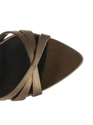 Saint Laurent Kate Sandals - Gray