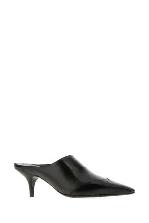 Miu Miu Leather Sabot