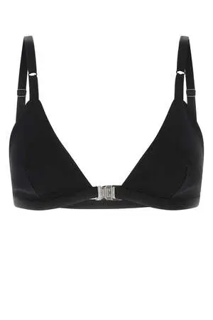 Givenchy Intimo Triangle Bra With Silver Tone Logo Detail - Multicolor