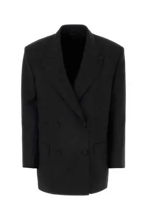 Givenchy Wool Blend Oversize Blazer - Black