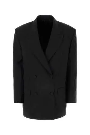 Givenchy Wool Blend Oversize Blazer - Black