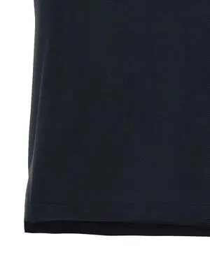 Balenciaga Piqué Delavé Logo Embroidered Polo Shirt
