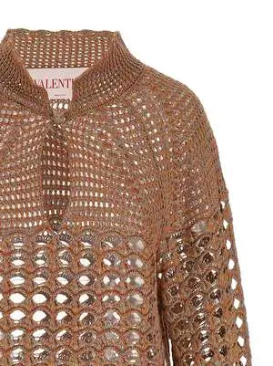 Valentino Garavani Openwork Knit Sweater