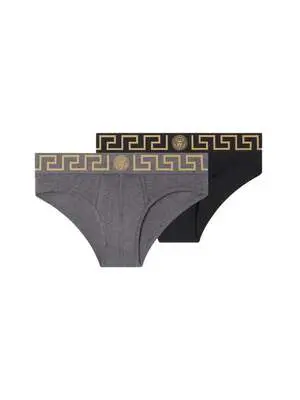 Versace Pack Of Two Briefs - Multicolor