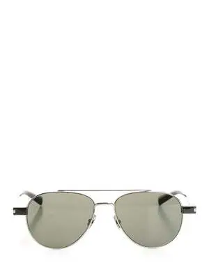 Saint Laurent SAINT LAURENT SL 843 Aviator Sunglasses Silver