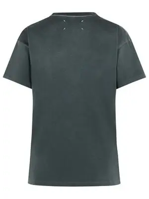 MAISON MARGIELA Cotton T-shirt With Embroidered Logo