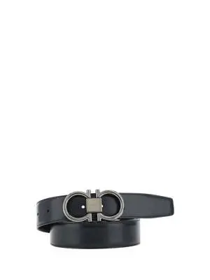 FERRAGAMO FERRAGAMO Gancini Belt Black