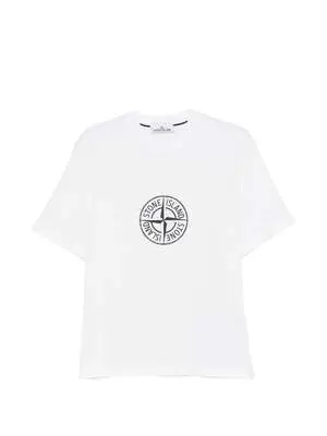 Stone Island All Around Compass` Print T-shirt