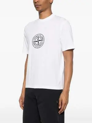 Stone Island All Around Compass` Print T-shirt