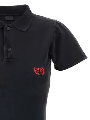 Balenciaga Laurel Classic Polo Dress - Black