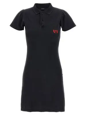 Balenciaga Laurel Classic Polo Dress - Black