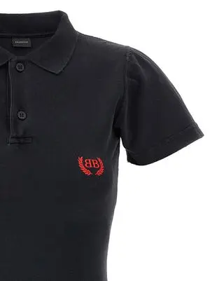 Balenciaga Laurel Classic Polo Dress - Black