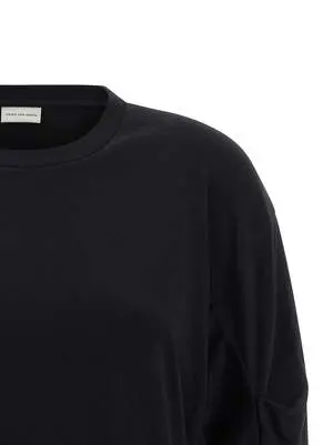 Dries Van Noten Long Sleeve Pleated T-shirt