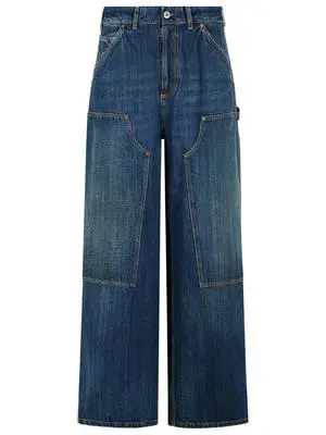 MAISON MARGIELA Carpenter Cotton Jeans - Blue