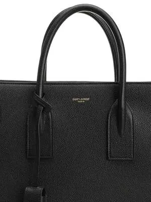 Saint Laurent Large Sac De Jour Bag In Grained Leather