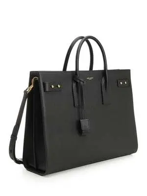 Saint Laurent Large Sac De Jour Bag In Grained Leather
