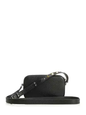 Valentino Garavani Leather Clutch Bag With Stud Embellishments
